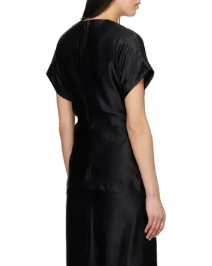 LOULOU STUDIO Peroli Silk-blend Top