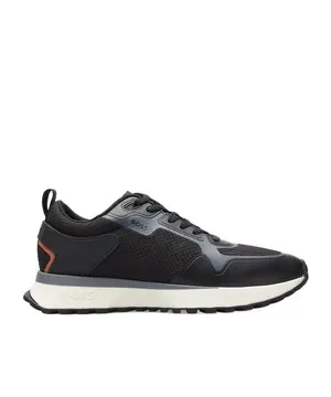 Hugo Boss Lace-up Sneakers With Logo Detailing