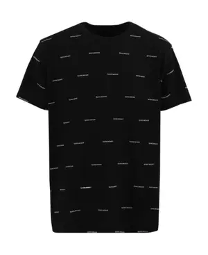 Givenchy Allover Logo Printed Crewneck T-shirt