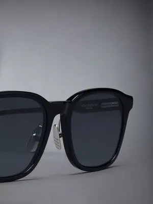 Thom Browne Square Frame Sunglasses - Black