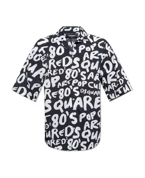 Dsquared2 80's Pop-printed Short Sleeved Shirt