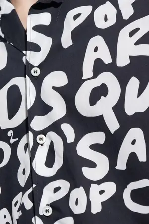 Dsquared2 80's Pop-printed Short Sleeved Shirt