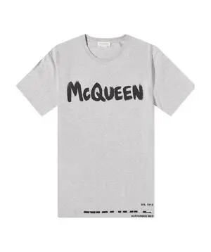 Alexander McQueen Logo Printed Crewneck T-shirt