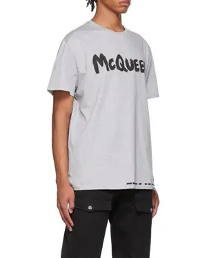 Alexander McQueen Logo Printed Crewneck T-shirt