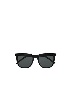 Saint Laurent Logo Sunglasses - Black