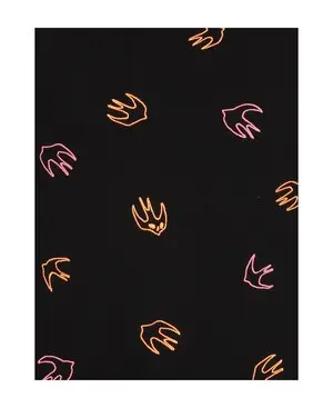 Alexander McQueen Swallow Embroidered Hooded Sweater