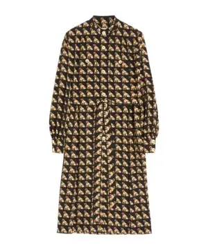 Valentino Garavani Crepe De Chine Blouse With Petit Charles Print
