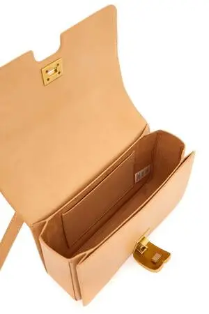 BY MALENE BIRGER Noval Leather Shoulder Bag - Orange