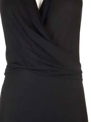 Rick Owens Sleeveless V-neck Midi Dress