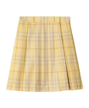Burberry Check Pattern Skirt
