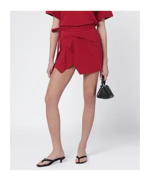 Isabel Marant Étoile Berenice Mini Skirt - Cherry