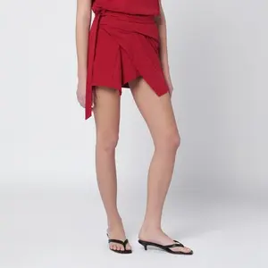 Isabel Marant Étoile Berenice Mini Skirt - Cherry