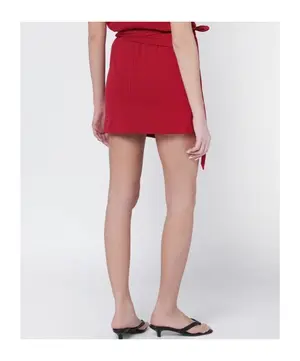 Isabel Marant Étoile Berenice Mini Skirt - Cherry