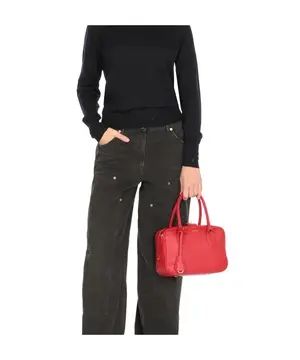 GOLDEN GOOSE Zipped Tote Bag - Red
