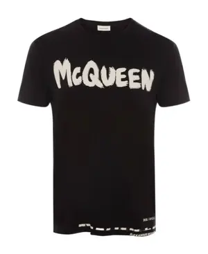 Alexander McQueen Logo Printed Crewneck T-shirt