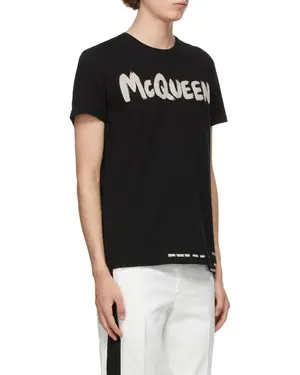 Alexander McQueen Logo Printed Crewneck T-shirt
