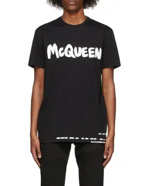 Alexander McQueen Logo Printed Crewneck T-shirt