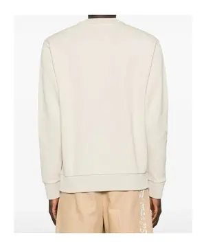 Hugo Boss Logo-detail Sweatshirt - White