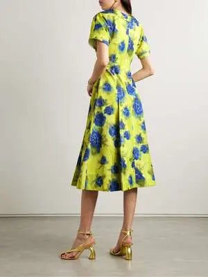Marni Short Sleeve Floral Print Dress