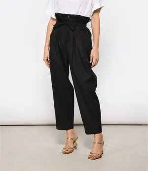 Vanessa Bruno Elasticated Waist Tie-closure Trousers