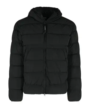 C.P. COMPANY Chrome-r Hooded Jacket - Black