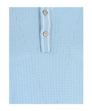 Tagliatore Short-sleeved Polo Shirt - Blue