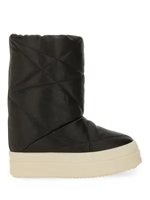 Rick Owens Mega Bumper Lunar Slip-on Boots - Black