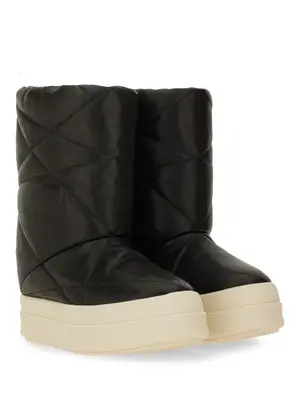 Rick Owens Mega Bumper Lunar Slip-on Boots - Black