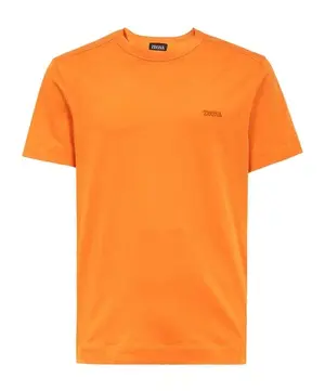 Zegna Short-sleeved T-shirt - Orange