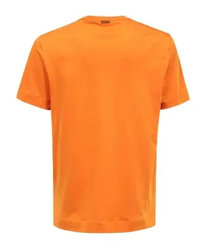 Zegna Short-sleeved T-shirt - Orange