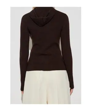 Victoria Beckham Zip-up Knitted Hoodie