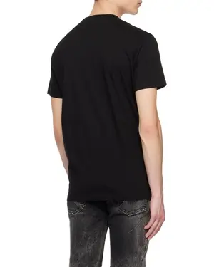 Dsquared2 Logo Printed Crewneck T-shirt - Black