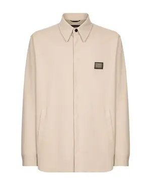Dolce & Gabbana Dolce Gabbana Logo Plaque Concealed Fastened Shirt