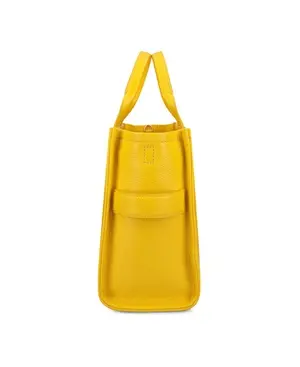Marc Jacobs Logo Embossed Medium Tote Bag - Yellow