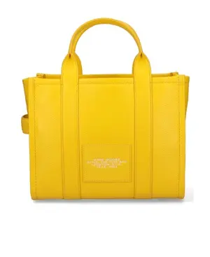 Marc Jacobs Logo Embossed Medium Tote Bag - Yellow