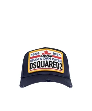 Dsquared2 Baseball Cap With Logo Patch - Navy Blue