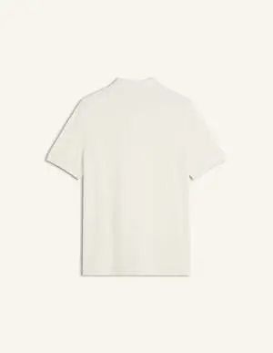 Maison Kitsuné Fox Patch Polo Shirt - White