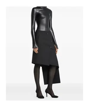 COURREGES Asymmetrical Midi Skirt