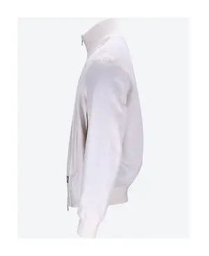 Dsquared2 Logo Embroidered Zip-up Bomber Jacket - White