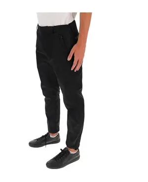 Prada Logo Plaque Tailored Trousers