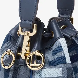 Fendi Mon Tresor Ff Embroidered Bucket Bag