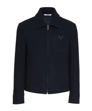 Valentino Garavani Zip-up Jacket With V-detail