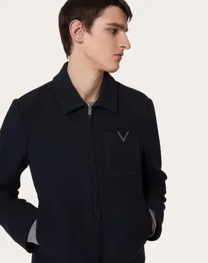 Valentino Garavani Zip-up Jacket With V-detail