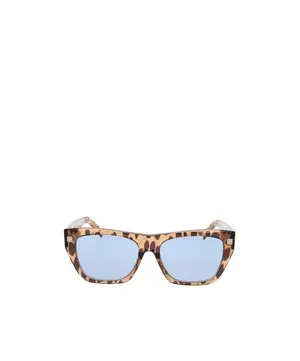 Givenchy Square Frame Sunglasses With Tinted Lenses - Blue