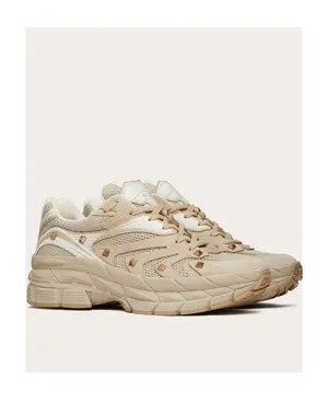 Valentino Garavani Ms-2960 Lace-up Sneakers - Nude