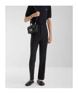 Fendi Tailored Straight-leg Trousers - Dark Blue