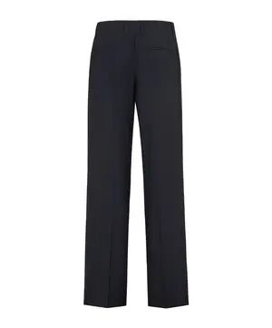 Fendi Tailored Straight-leg Trousers - Dark Blue
