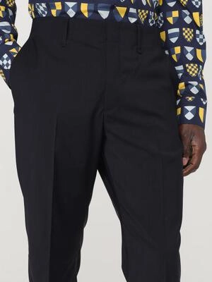Fendi Tailored Straight-leg Trousers - Dark Blue