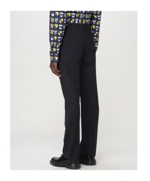 Fendi Tailored Straight-leg Trousers - Dark Blue