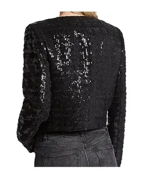 Michael Kors Sequined Cropped Jacket